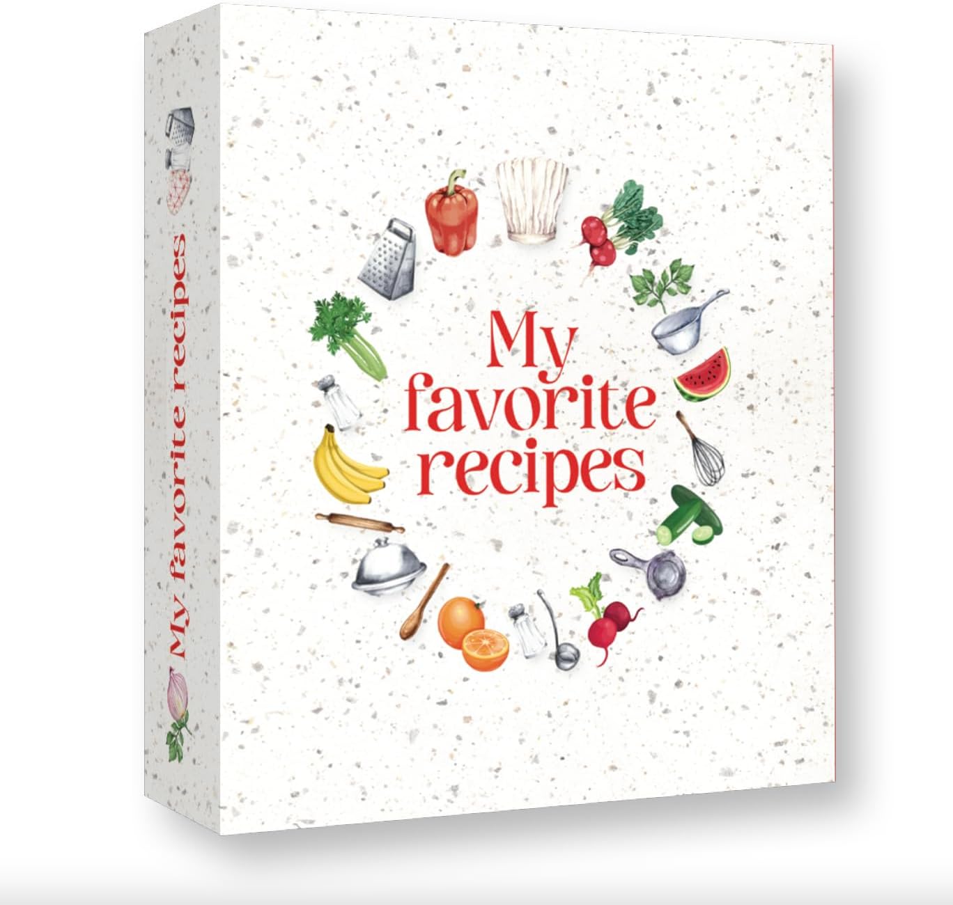 Amazon.com: Cookbook Recipe Binder/Organizer, Blue Pattern 3-Ring ...