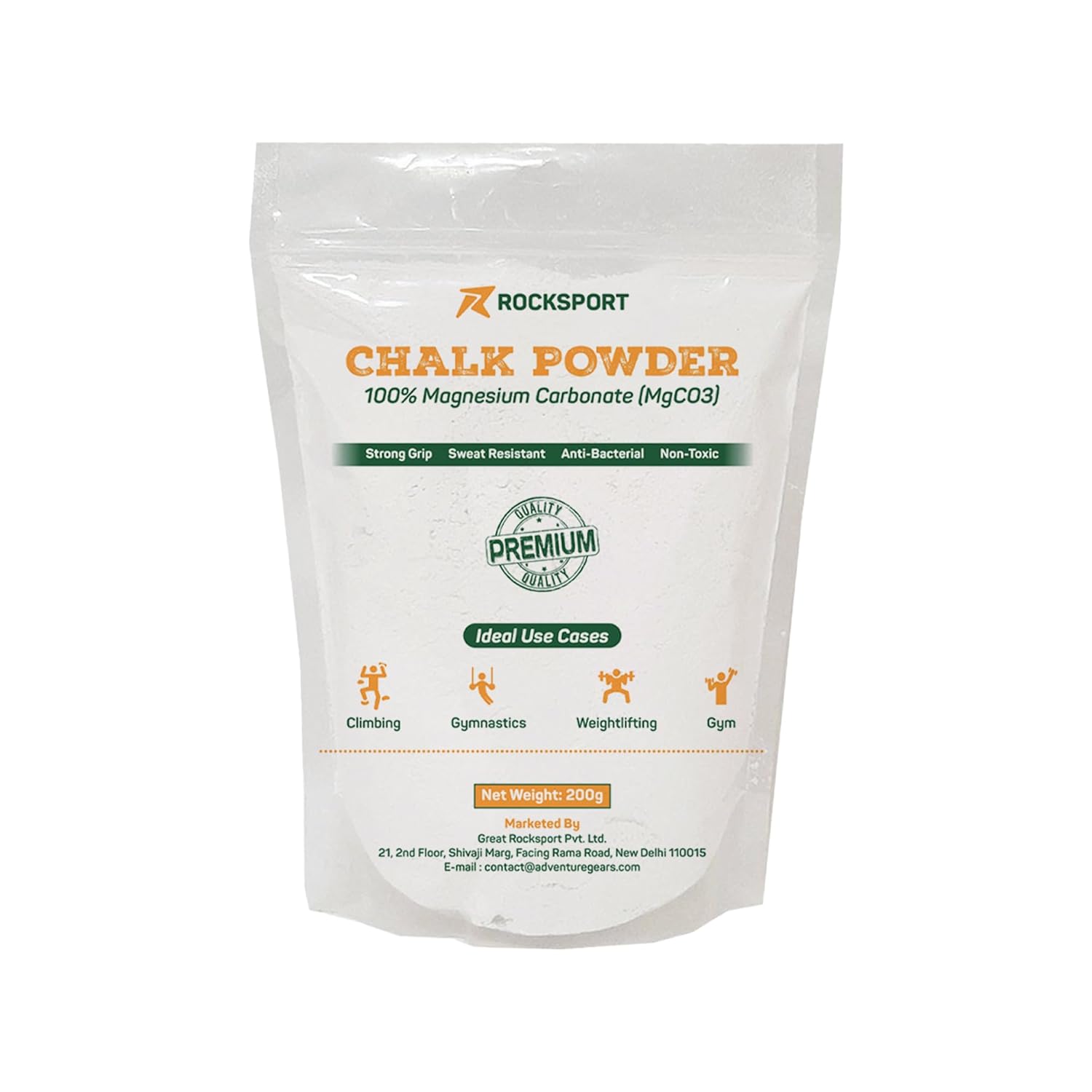 Rocksport Chalk Powder With Long lasting Grip For for Gym ...