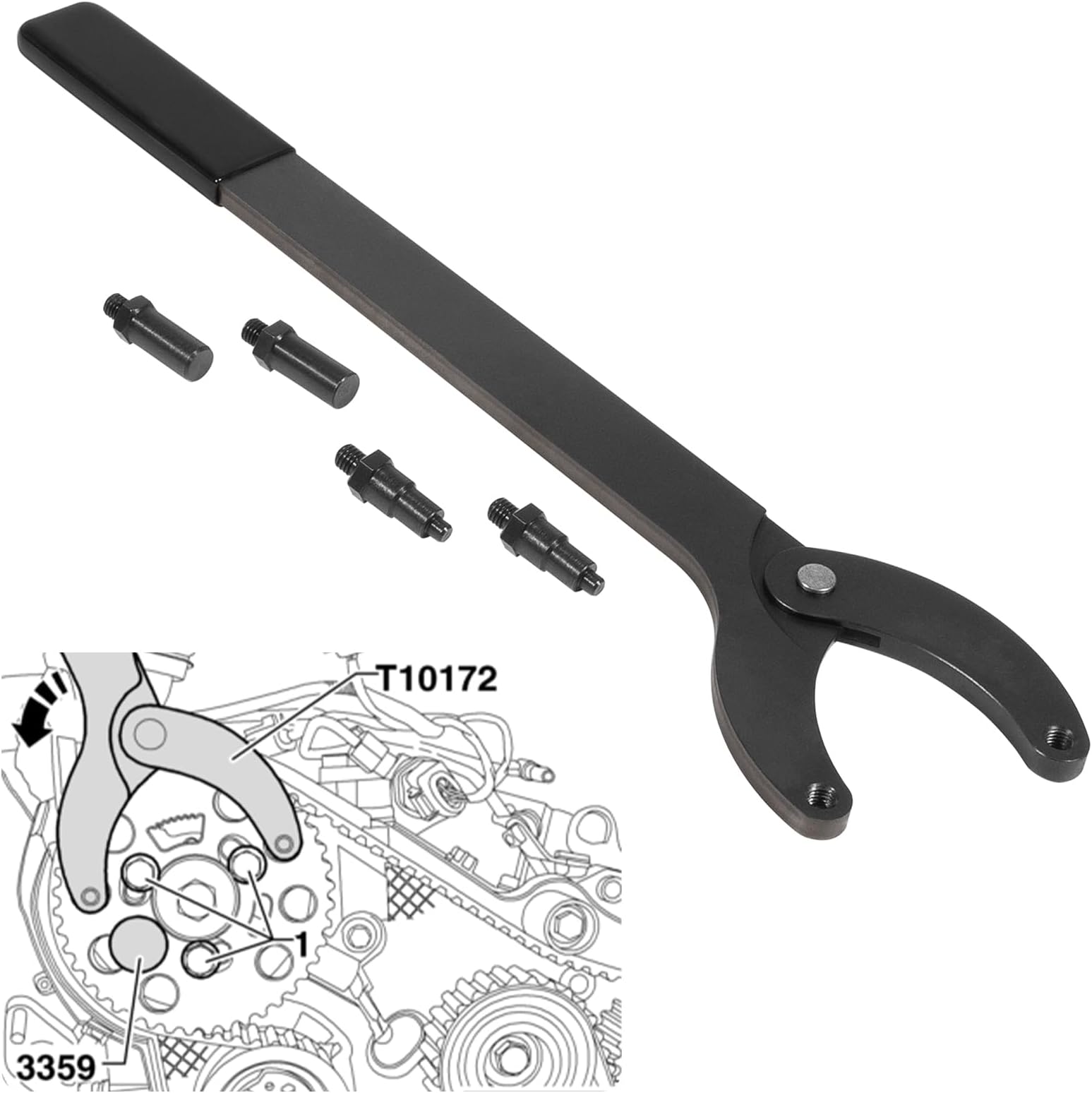 Amazon.com: Sunluway Engine Timing Belt Change Tool Kit for VW Golf VAG ...