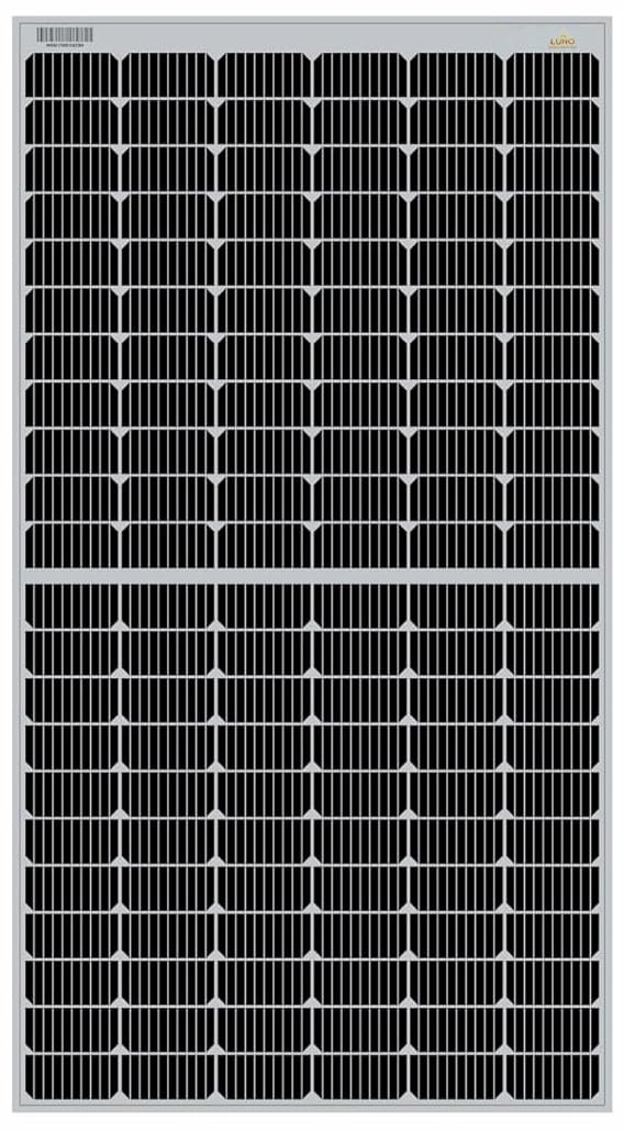 LUNO Solar Panel 550 WATT Mono PERC Half Cut Solar Panel (Pack of 2 ...