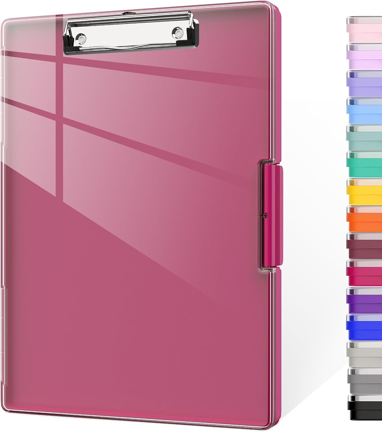 Clipboard with Storage, 8.5x11 Clip Boards with 2 Storage Case and A4 ...