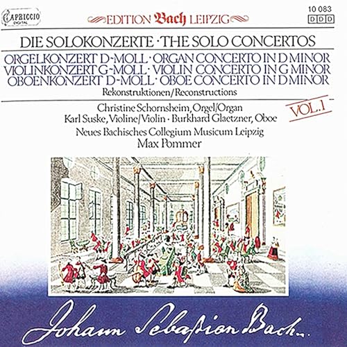 Bach: Solo Concertos, Vol. 1 by Max Pommer on Amazon Music - Amazon.co.uk