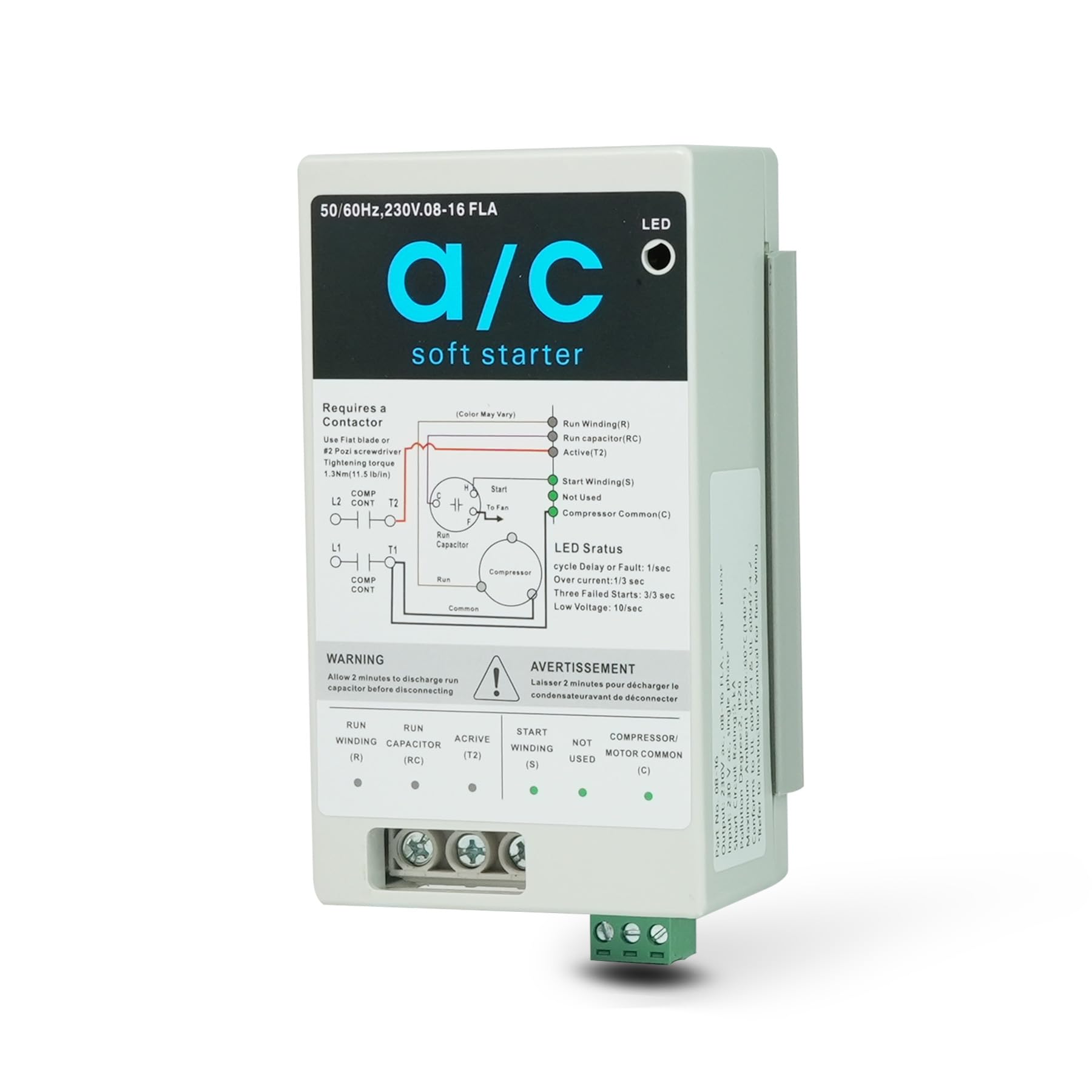 Snapklik.com : Gagsu Air Conditioner Soft Start 16-32A For 4-7 Ton HVAC