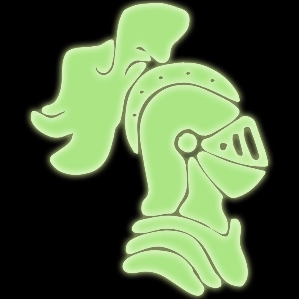 Amazon.com: Medieval Knight Decal Sticker (glow in the dark, 5 inch ...