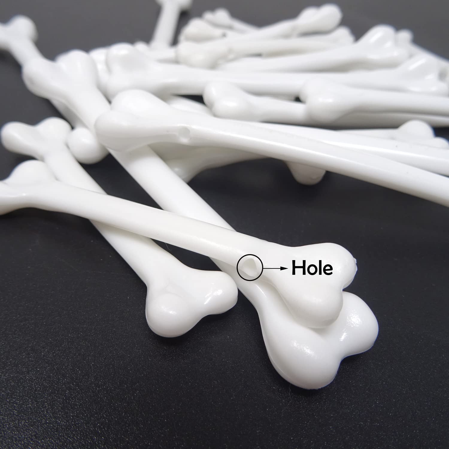 Snapklik.com : 24PCS White Mini Plastic Bones Simulative Human Skeleton ...