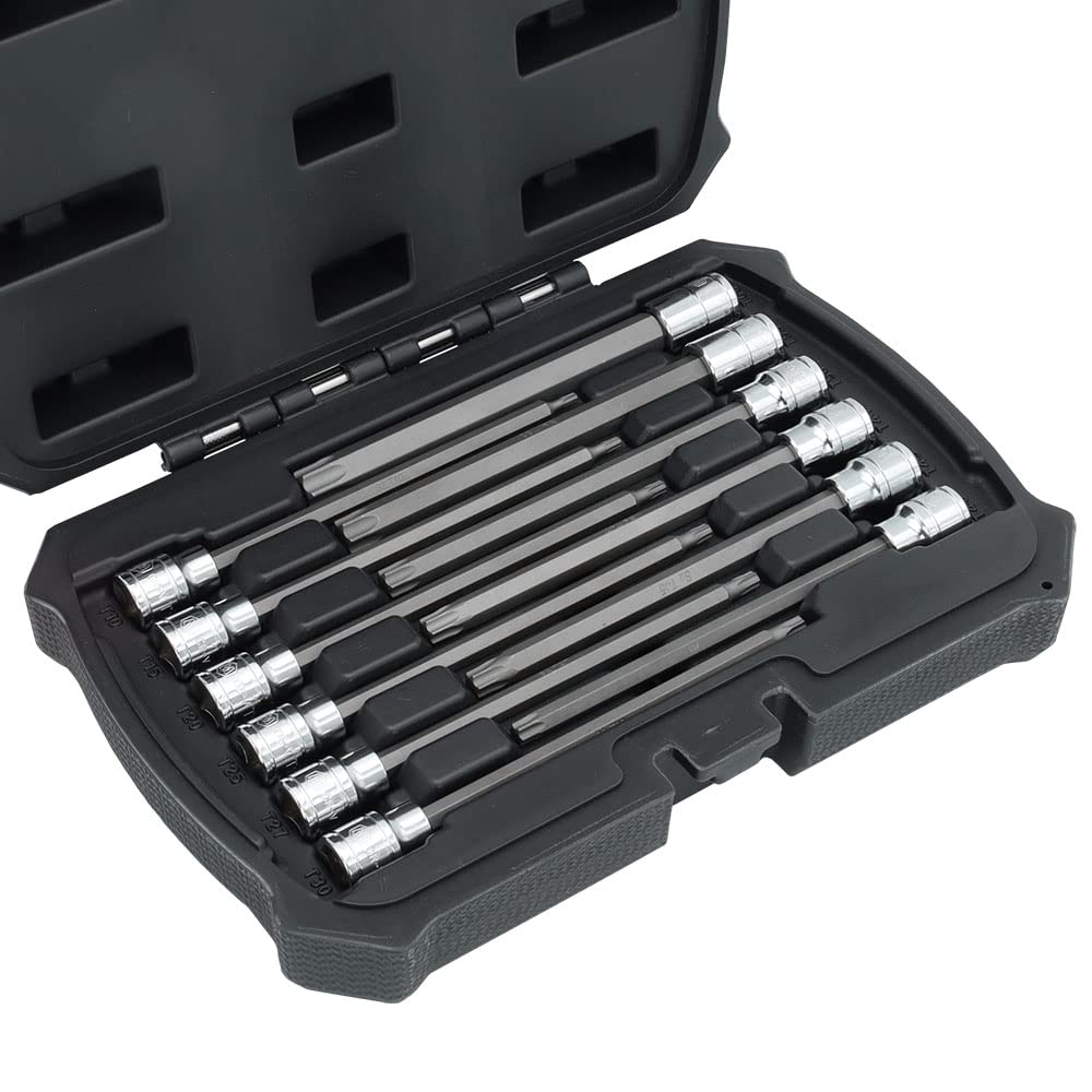 MichaelPro MP012019 Torx Bit Socket Set, 12Pcs 3/8 Inch Drive Extra ...