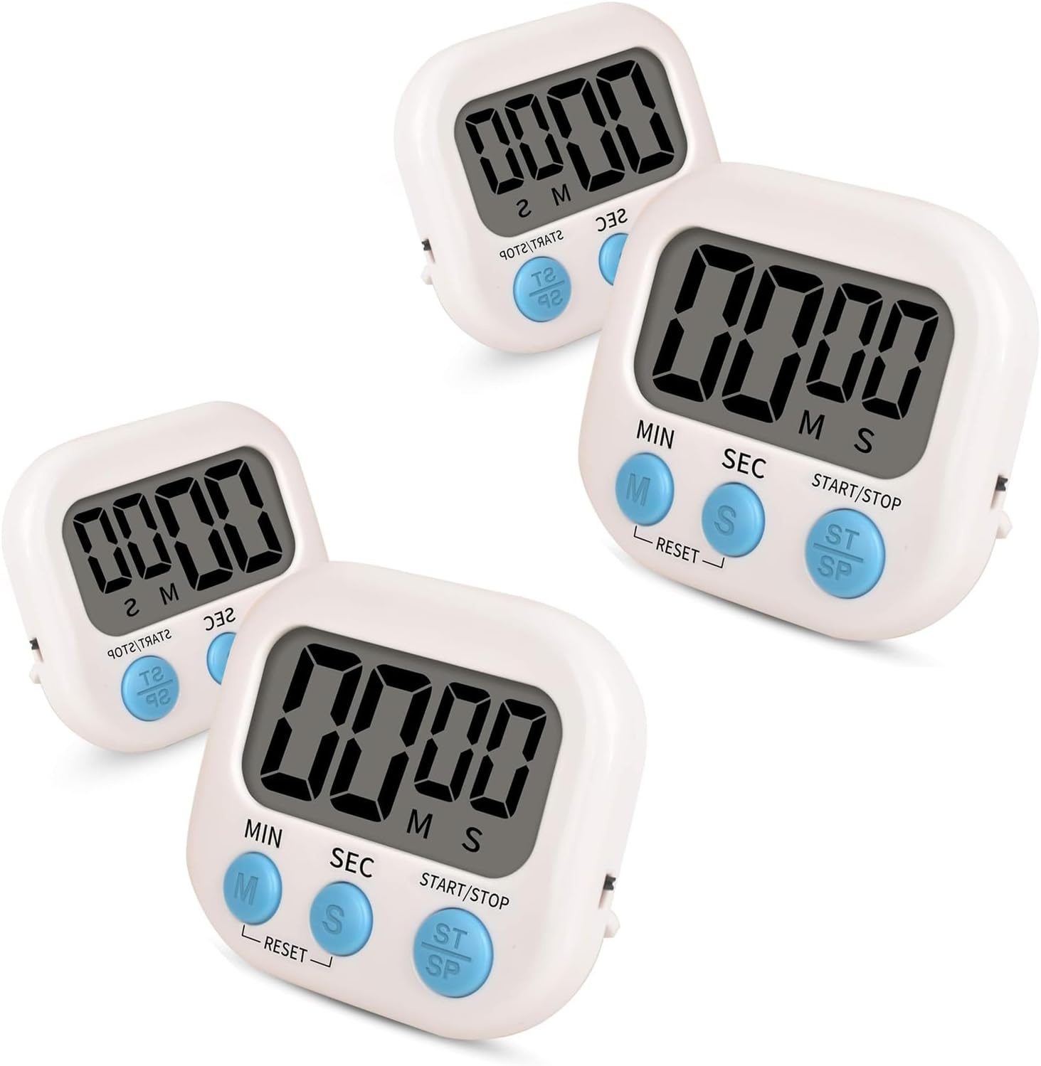 Digital Kitchen Timer Magnetic Backing Stand, Timers for Baking ...