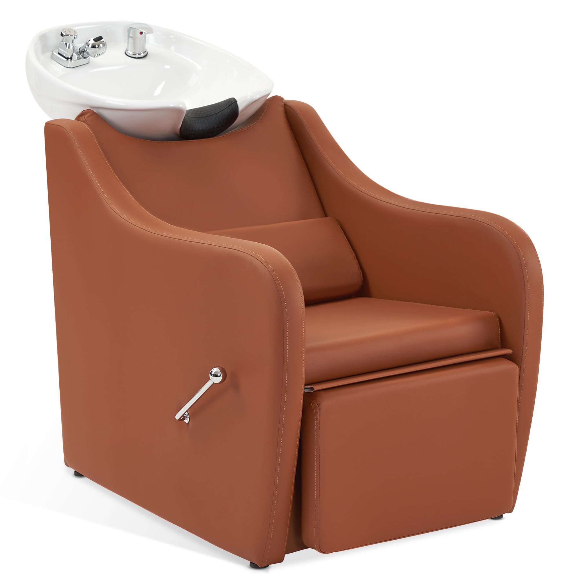 Amazon.com: BarberPub Shampoo Barber Classic Chair, Ceramic Shampoo ...