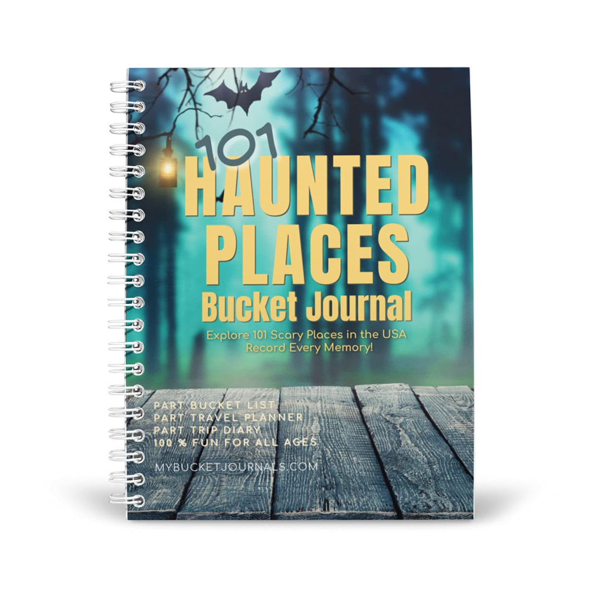 Amazon.com : Haunted Places Bucket Journal - Part Travel Planner ...