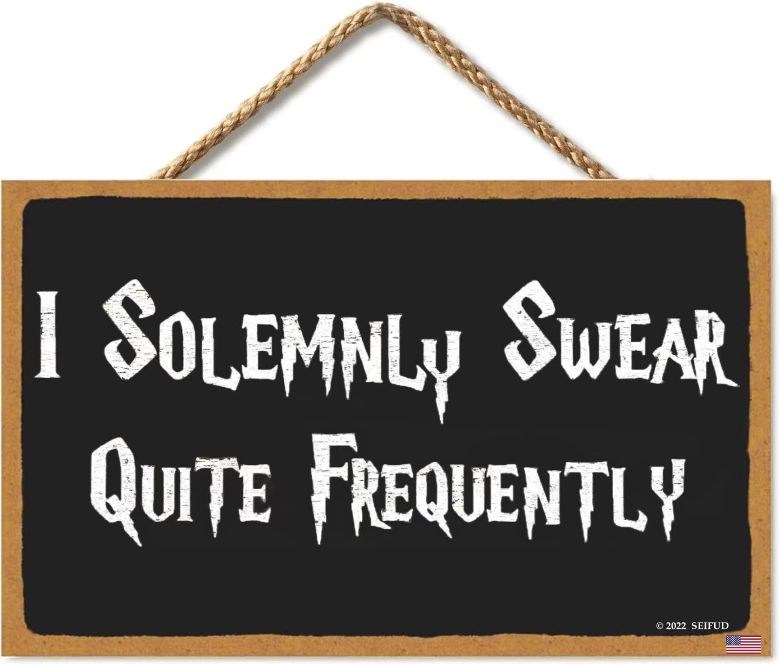 Amazon.com: SEIFUD I Solemnly Swear Quite Frequently Wizardy Novelty ...