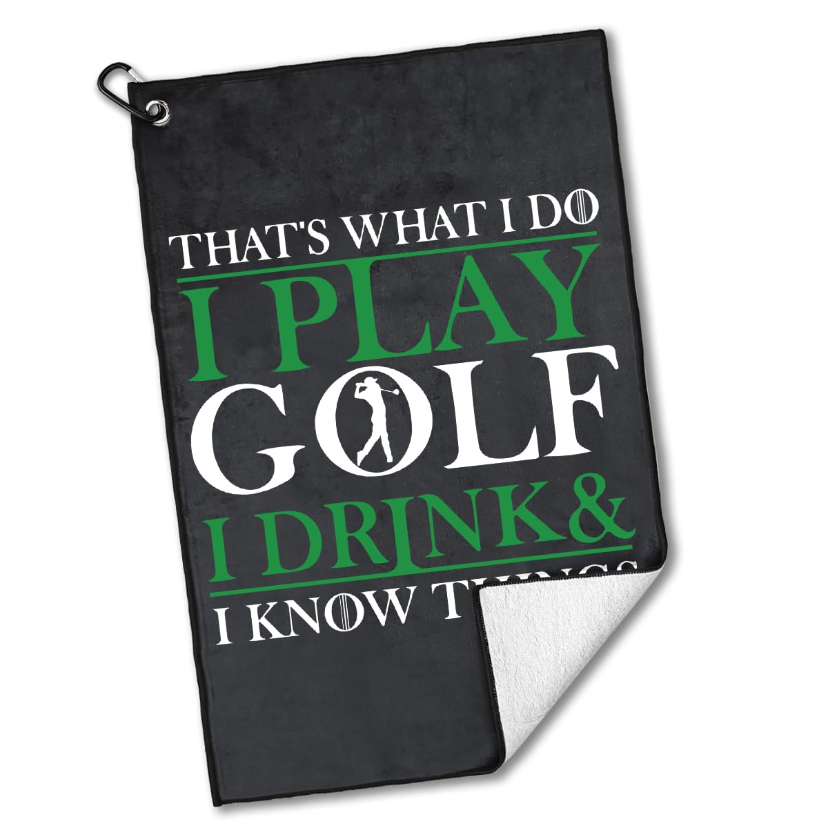 Amazon.com: rofiowa That;s What I Do I Play Golf and I Polyester and ...