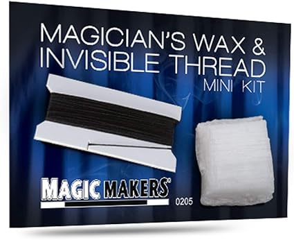 Amazon.com: Magic Makers Invisible Thread and Wax Mini Kit : Toys & Games