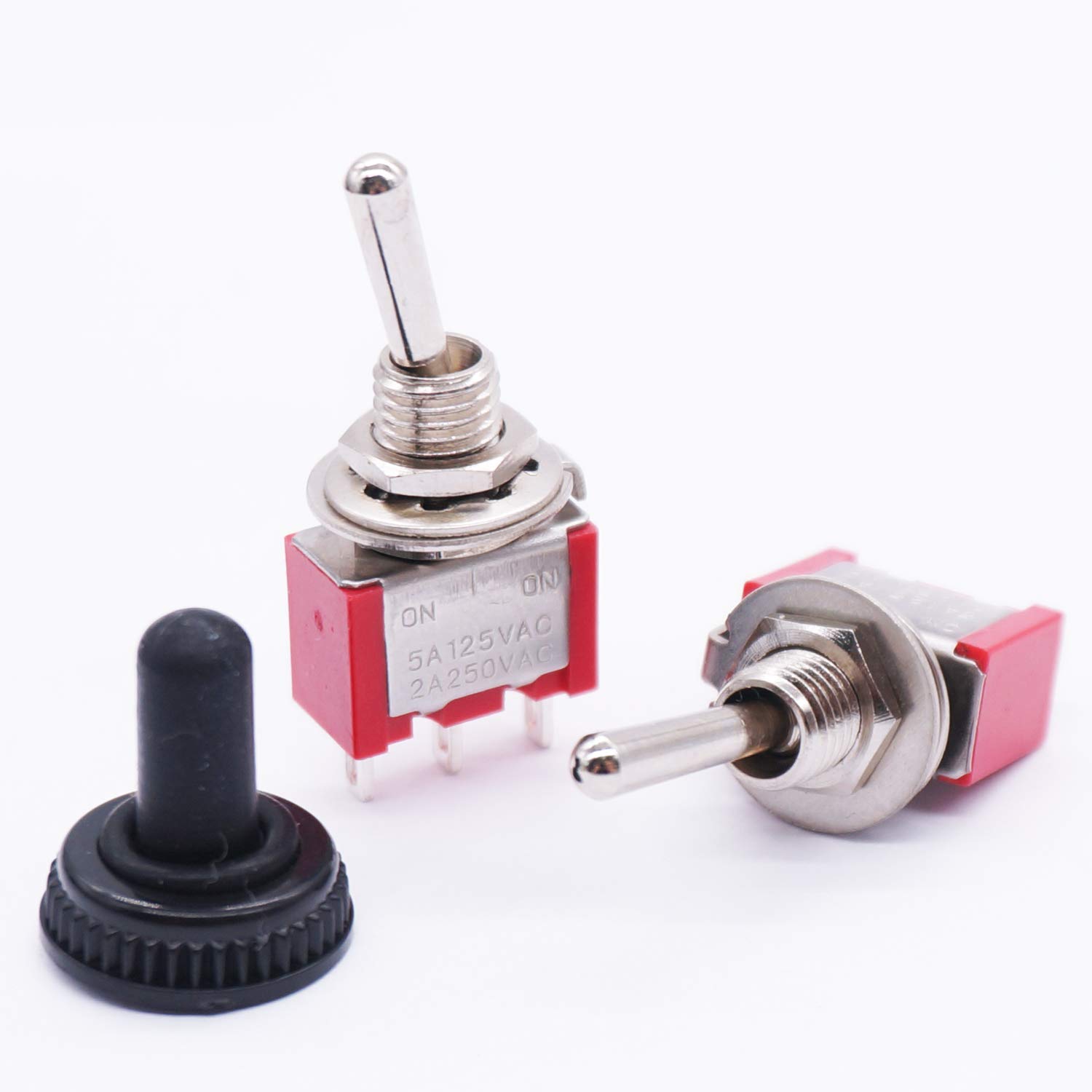 Snapklik.com : Twidec/10Pcs Mini Toggle Switch SPDT 2 Position 3 Pins ...