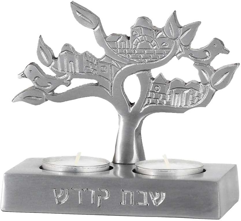 Amazon.com: Tealight Candle Holder for Shabbat Fits 2 Candles ...