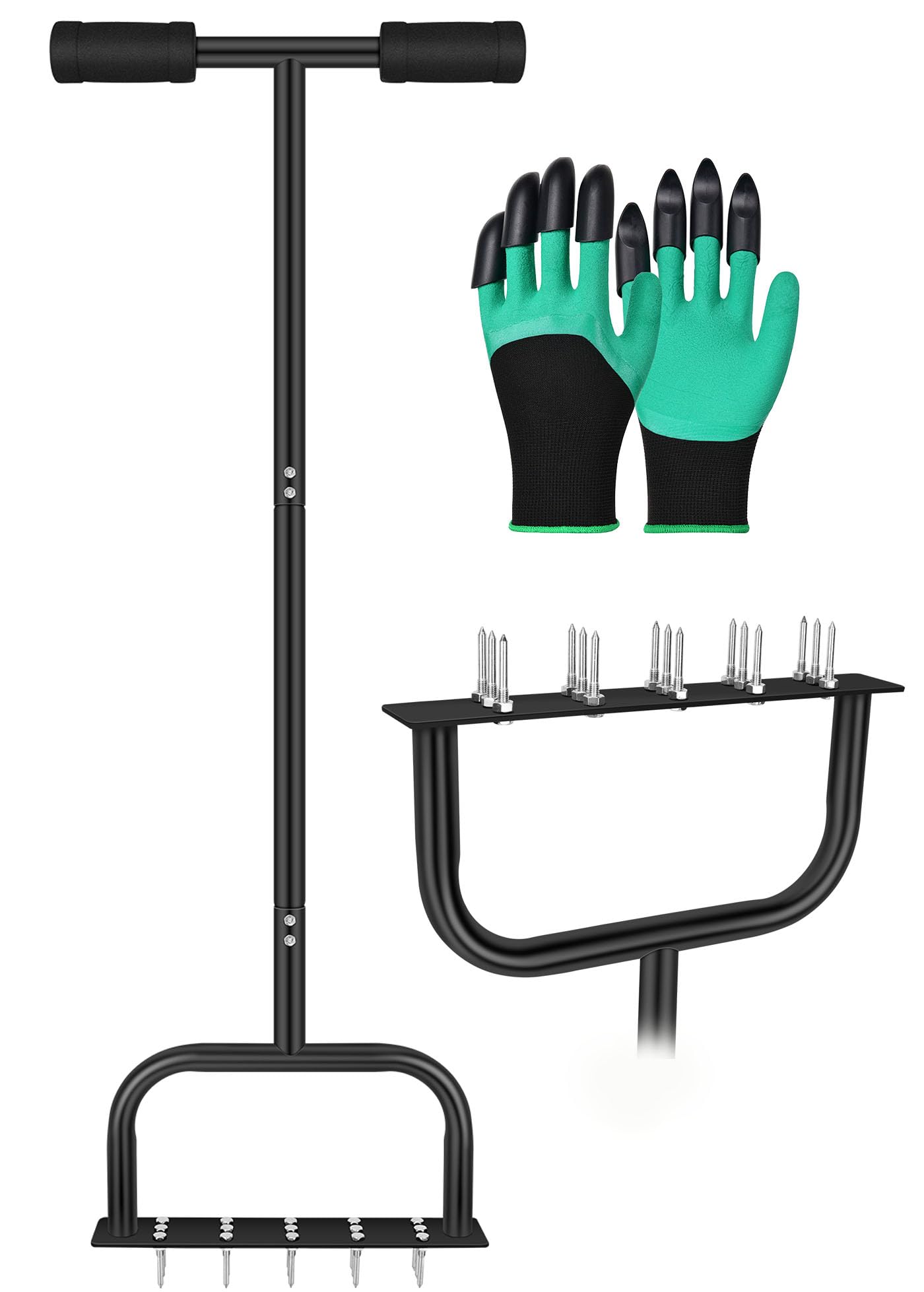 Snapklik.com : Lawn Aerator Spike Lawn Air Aerator Manual Yard Aerating ...