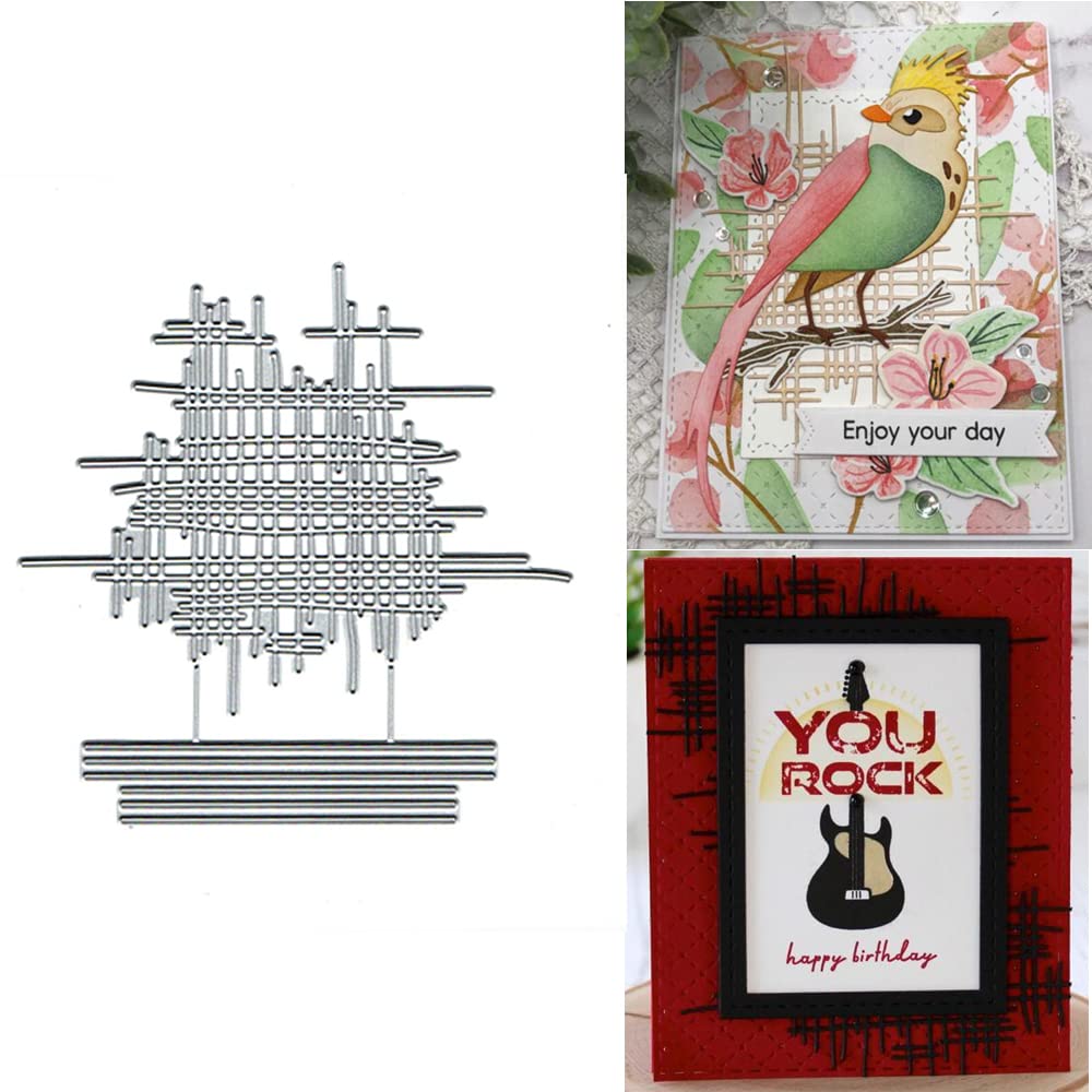 Amazon.com: Woven Texture Metal Die Cuts, Woven Texture Metal Cutting ...