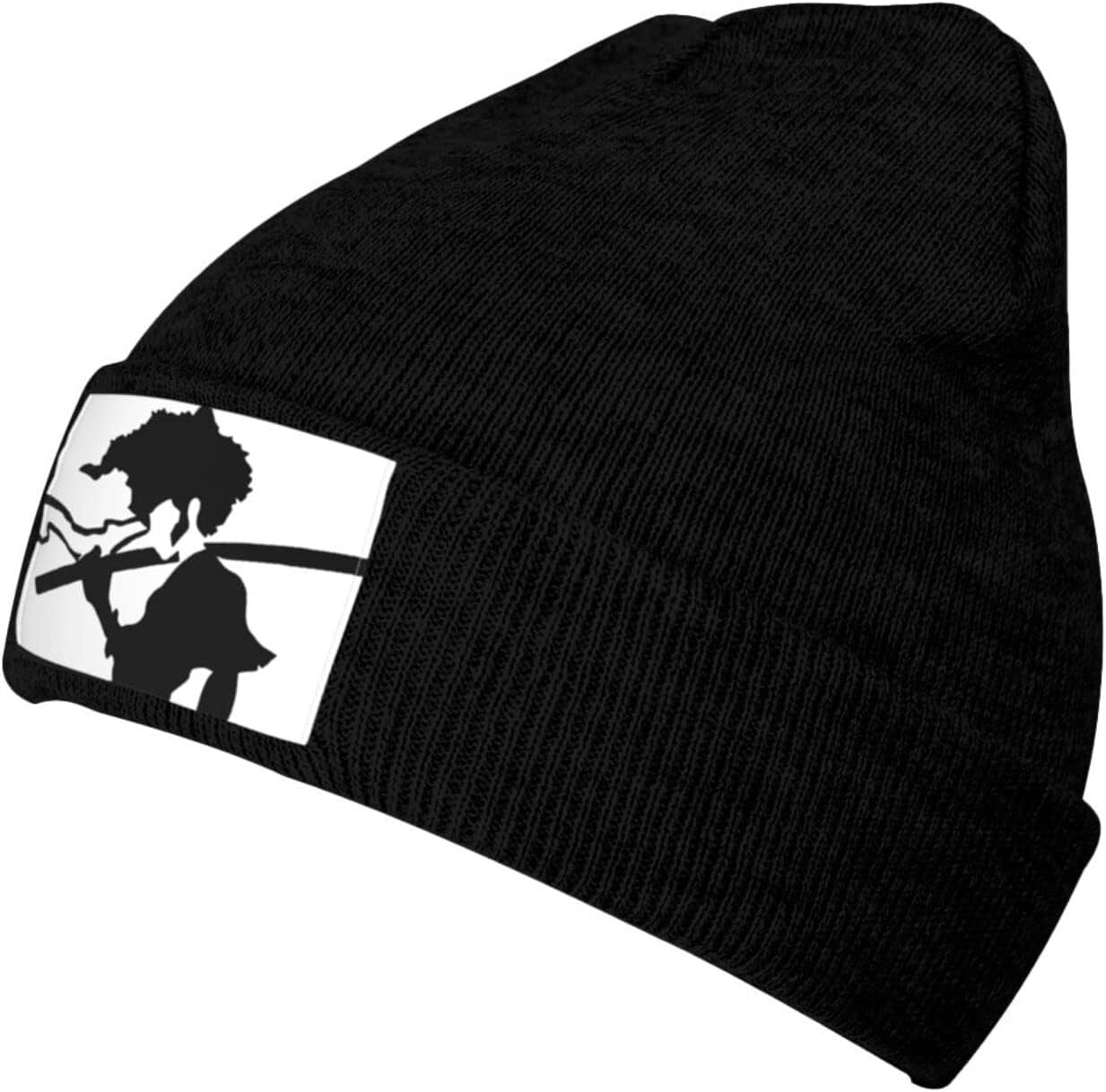 Afro Samurai Knit Hat Winter Ski Warm Knitted Caps Plain Cuffed Beanie ...