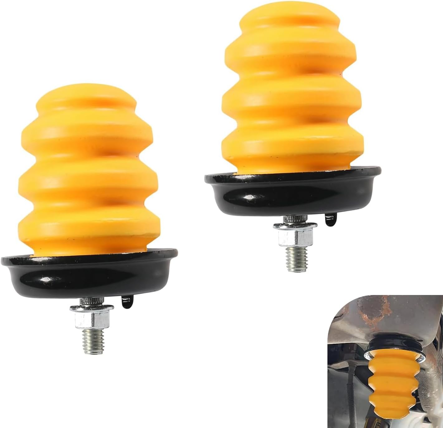 Amazon.com: Titwaye 2 PCS Rear Axle Bump Stop, Shock Absorbing Leaf ...