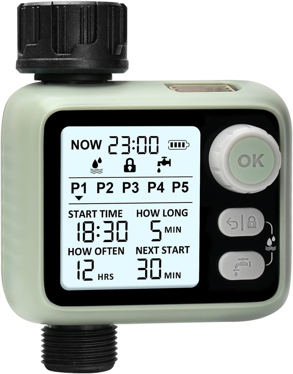 XPR3SS Electronic Home & Garden Automatic Irrigation Water Timer with ...