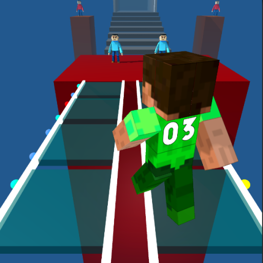 Blocky People Glass Bridge Challenge 3D Games -Jump and Fall Challenge ...