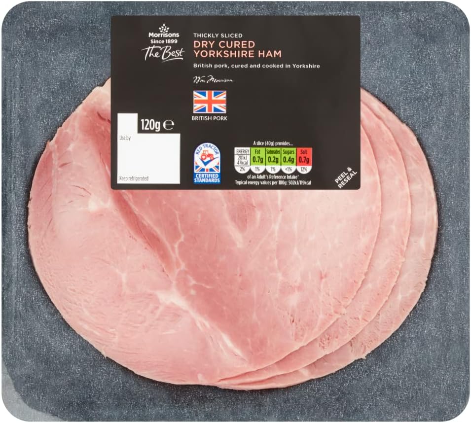 Morrisons The Best Dry Cured Yorkshire Ham, 120g : Amazon.co.uk: Grocery