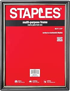 Amazon.com - STAPLES All Purpose 8.5-inch x 11-inch Plastic Picture ...