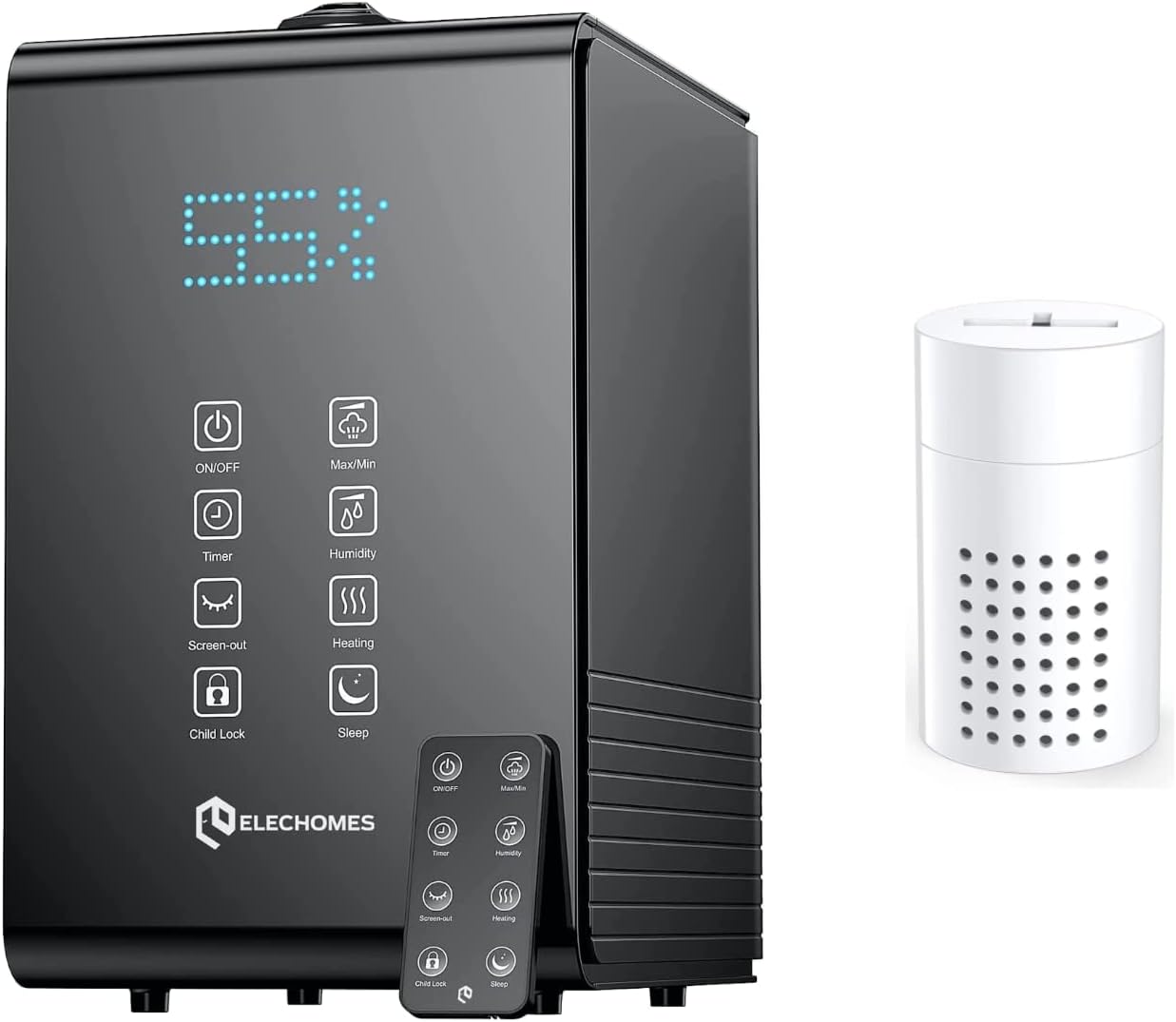 Amazon.com: Elechomes SH8820 Humidifer and Original Replacement Filter ...