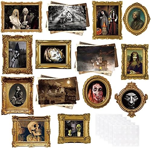 Amazon.com: Cindeer 12 Pcs Halloween 3D Changing Face Moving Picture ...