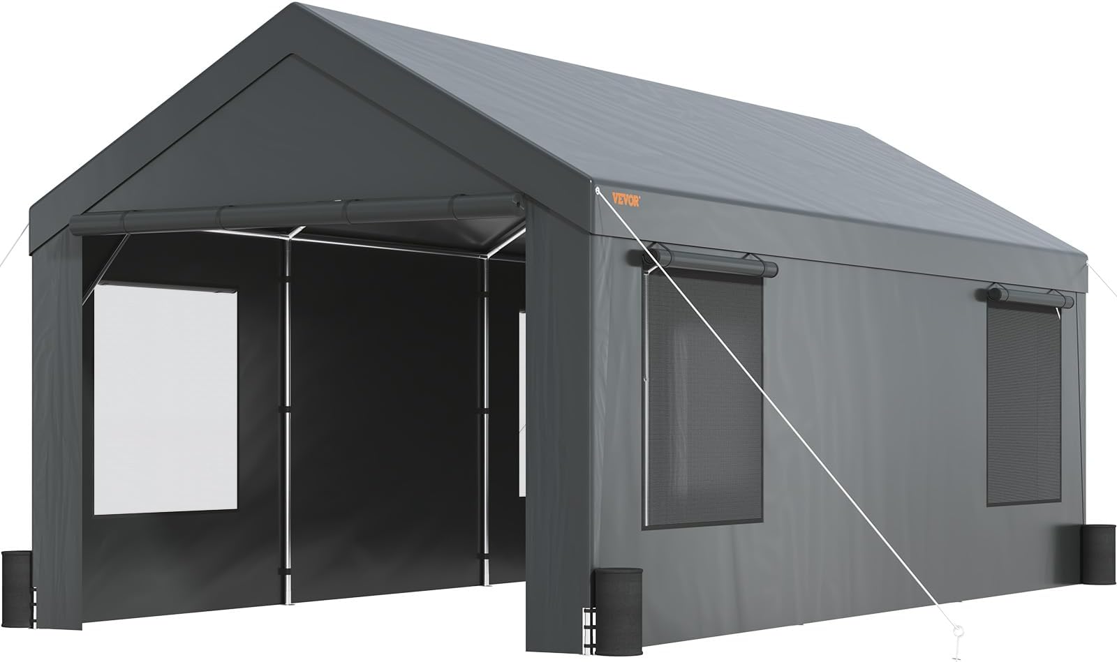 Amazon.com: Outdoor Carport 10x20ft Heavy Duty Canopy Storage Shed ...