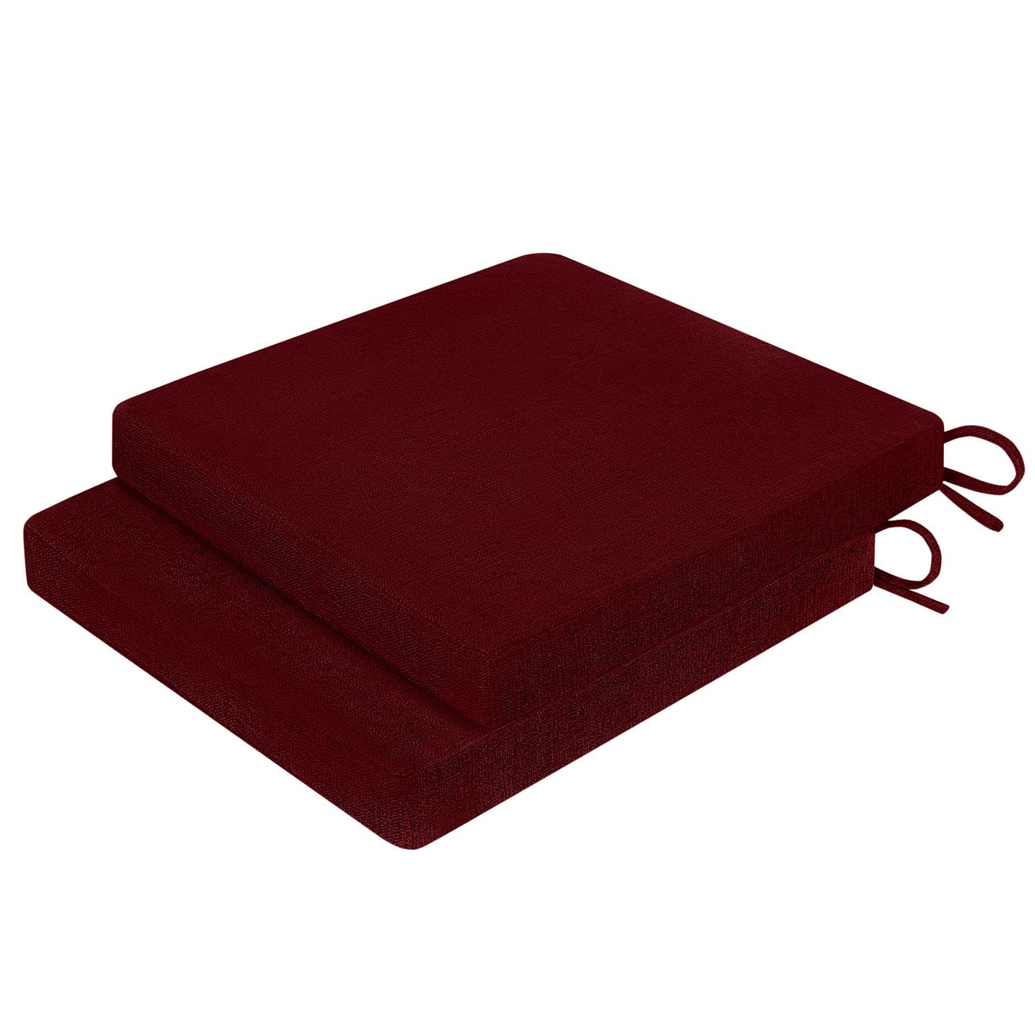 Amazon.com: cozyide Square Chair Cushions for Dining Chairs 2 Pack ...