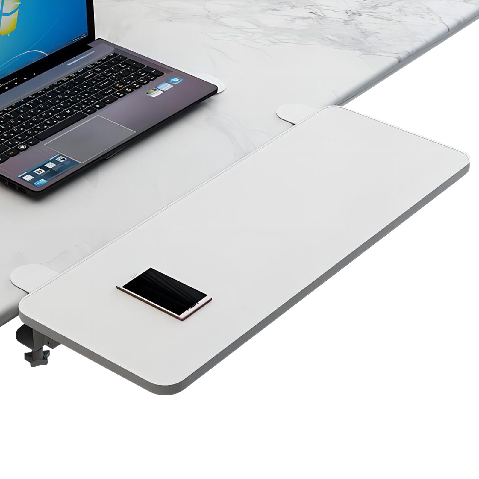Snapklik.com : Fourmor Ergonomics Desk Extender Tray - Foldable ...