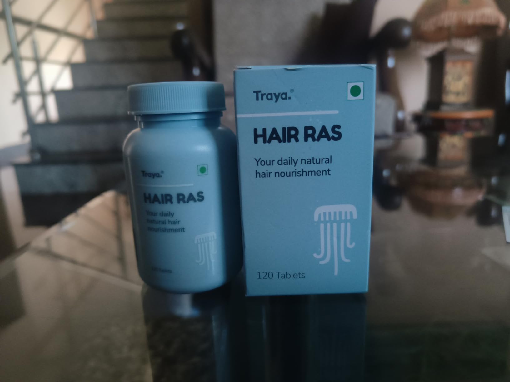 Buy Traya Hair Ras Tablets for Women & Men, Ayurvedic Hair Vitamin ...