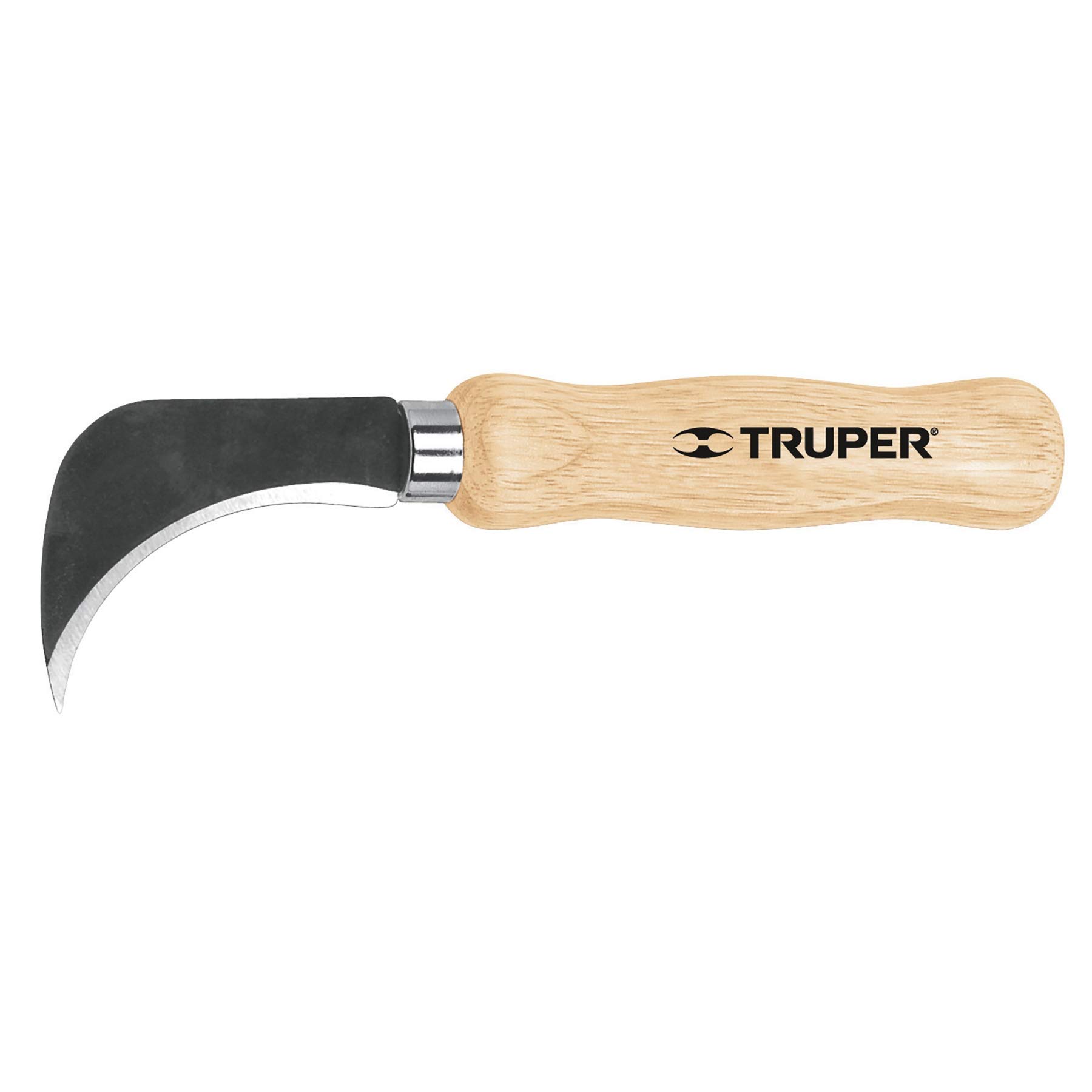 Truper NL-8, Cuchillo curvo para linóleo, de acero inoxidable, 8 ...