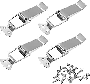 VOCIBO® Tension Latch, Stainless Steel Tension Clasp, Pack of 4, 91 mm ...