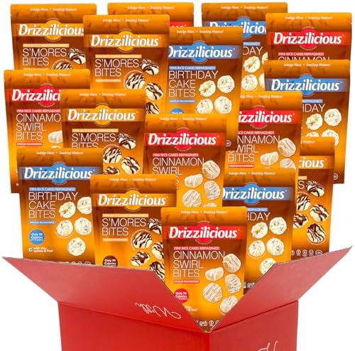 Amazon.com: Mini Rice Cakes Variety Pack | 3 Flavors - Birthday Cake ...