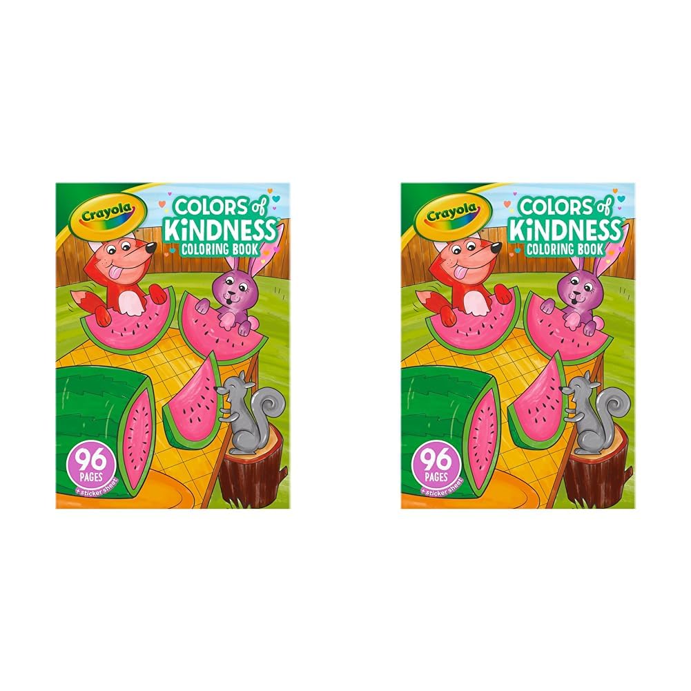 CRAYOLA Colours of Kindness Colouring Book (48 Pages) - Colours and ...