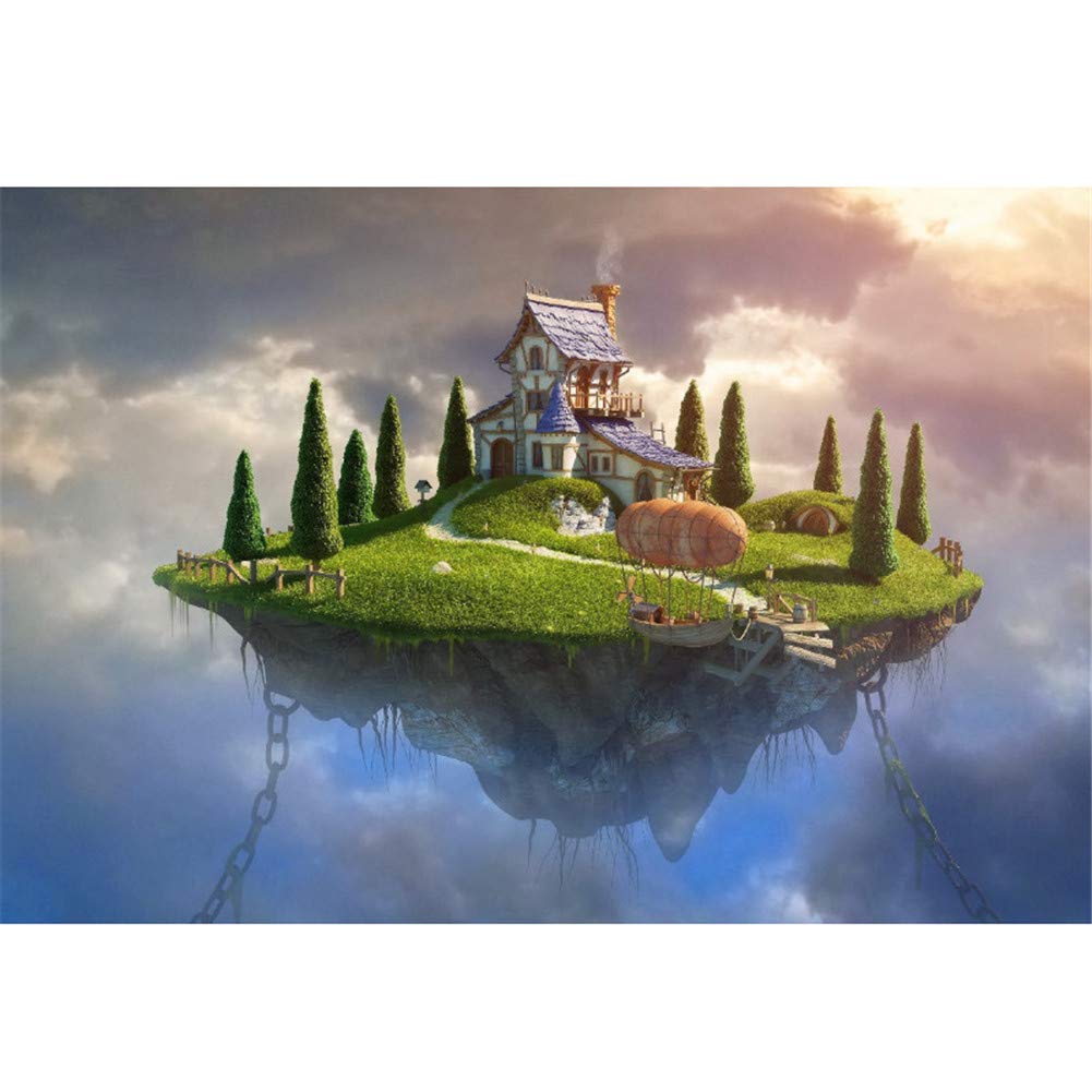 Floating Island In The Sky Painting