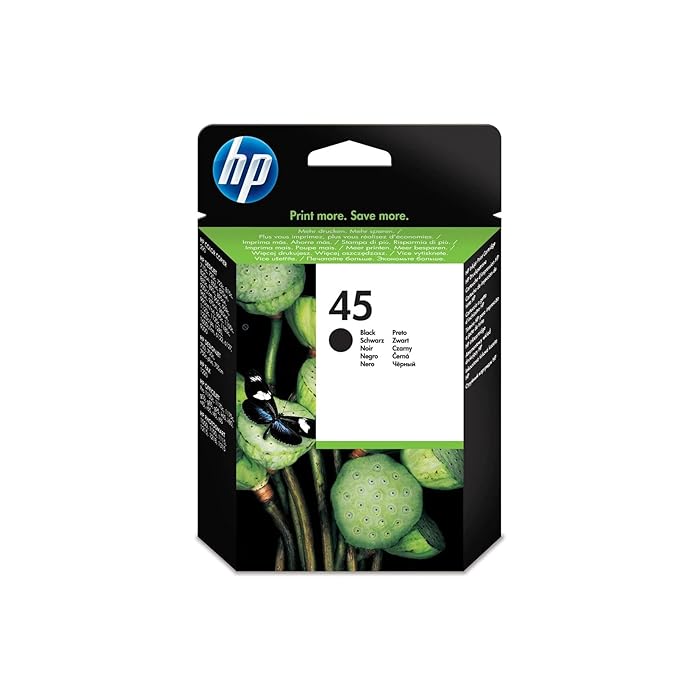 Buy Original HP 45 Black Ink Cartridge | Works with select HP DeskJet ...