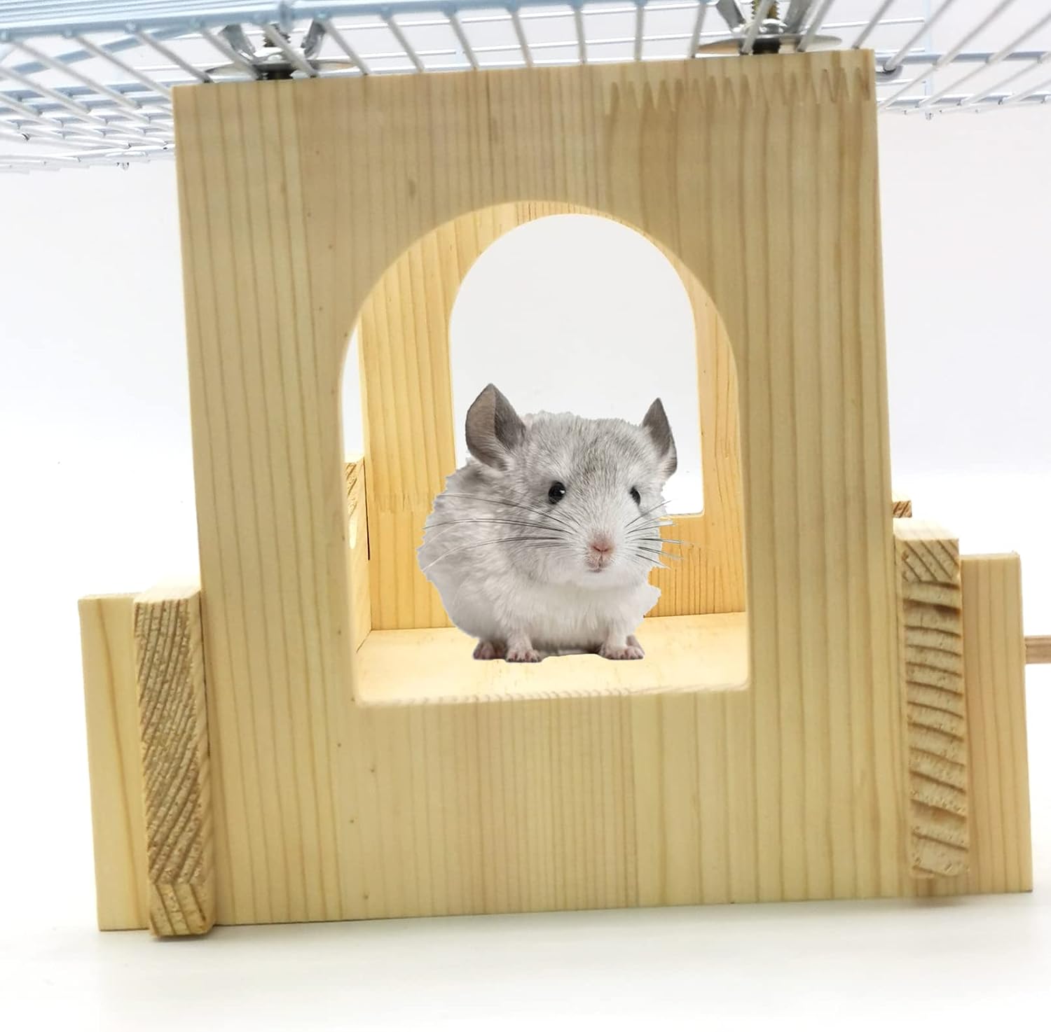 Chinchilla Suspension Bridge Rat Wooden Hanging Playing Platform Toy ...