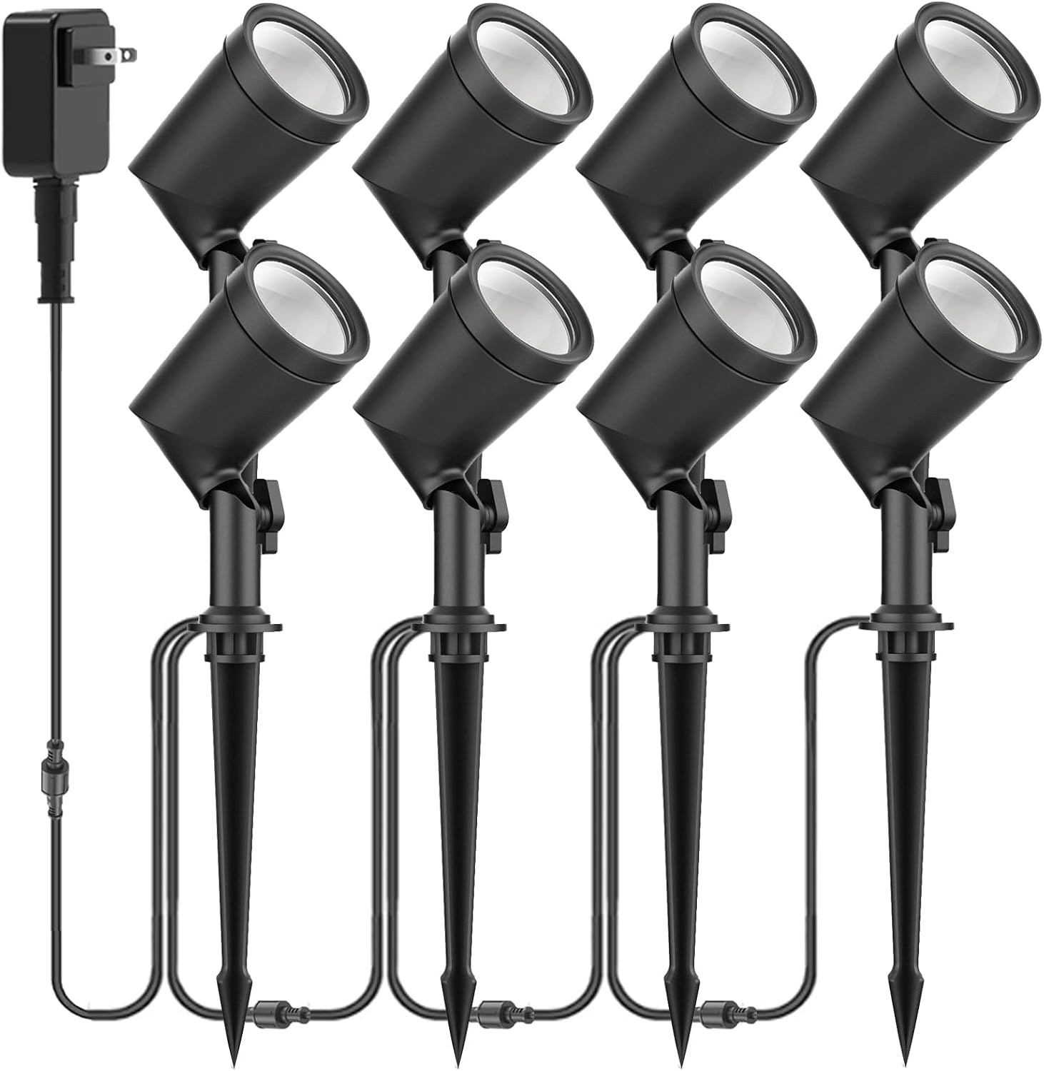 ZYAN 8 Pack Landscape Spotlights with Power Supply, 4.5W 600lm per Light 2700K - Amazon.com