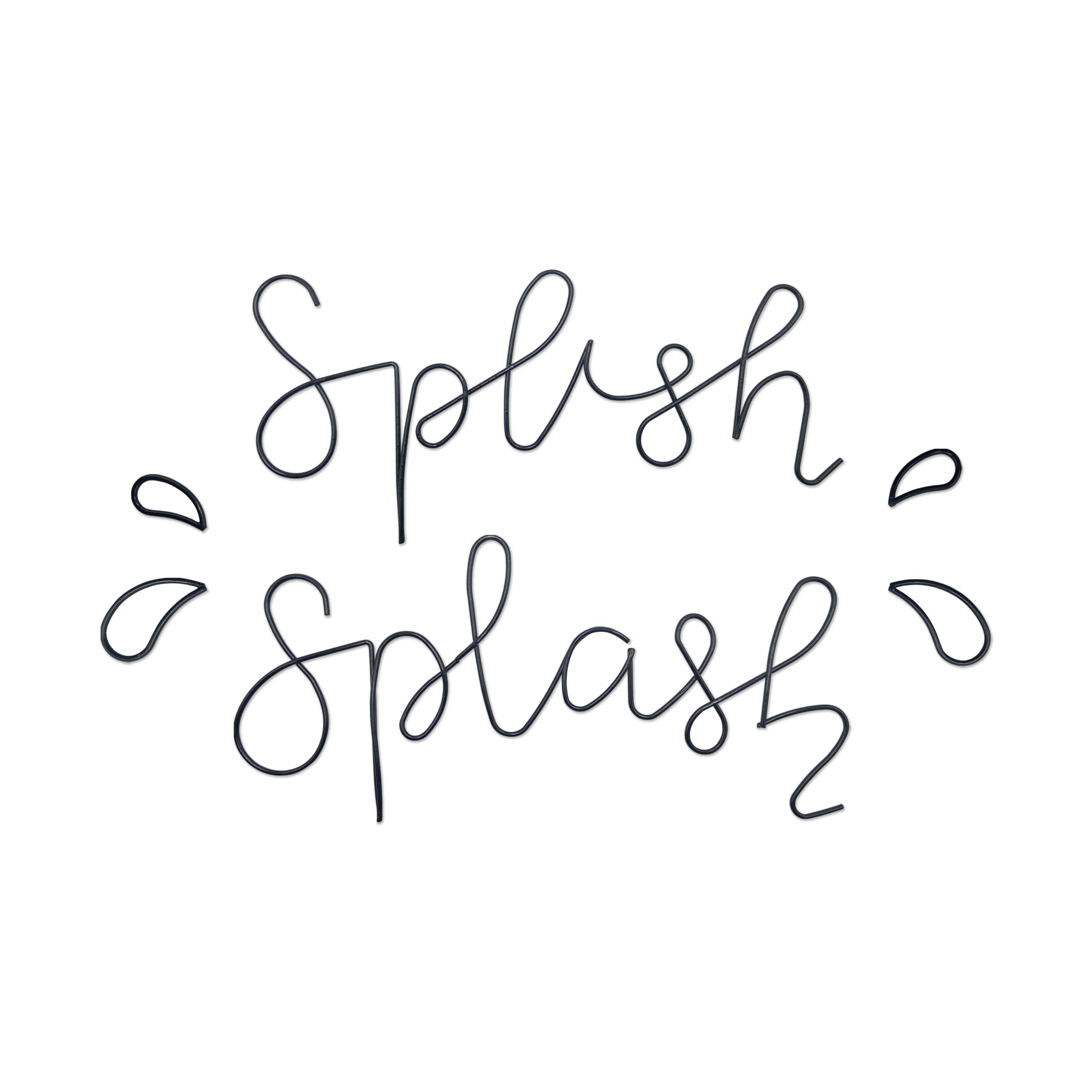 Amazon.com: Bathroom Wall Decor, Funny Splish Splash Bathroom Decor ...