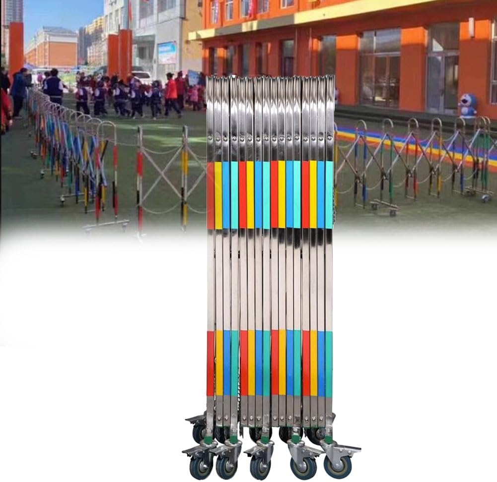 Amazon.com: Stainless Steel Expandable Metal Barricade, Retractable ...