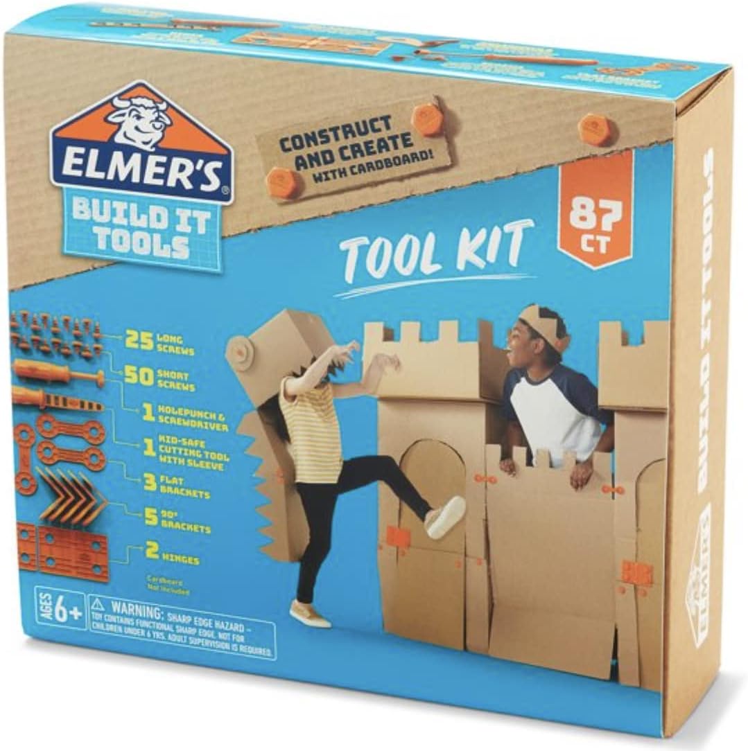 Amazon.com: kingsdugout Elmer's Build It Tools Tool Kit 87 CT Card ...