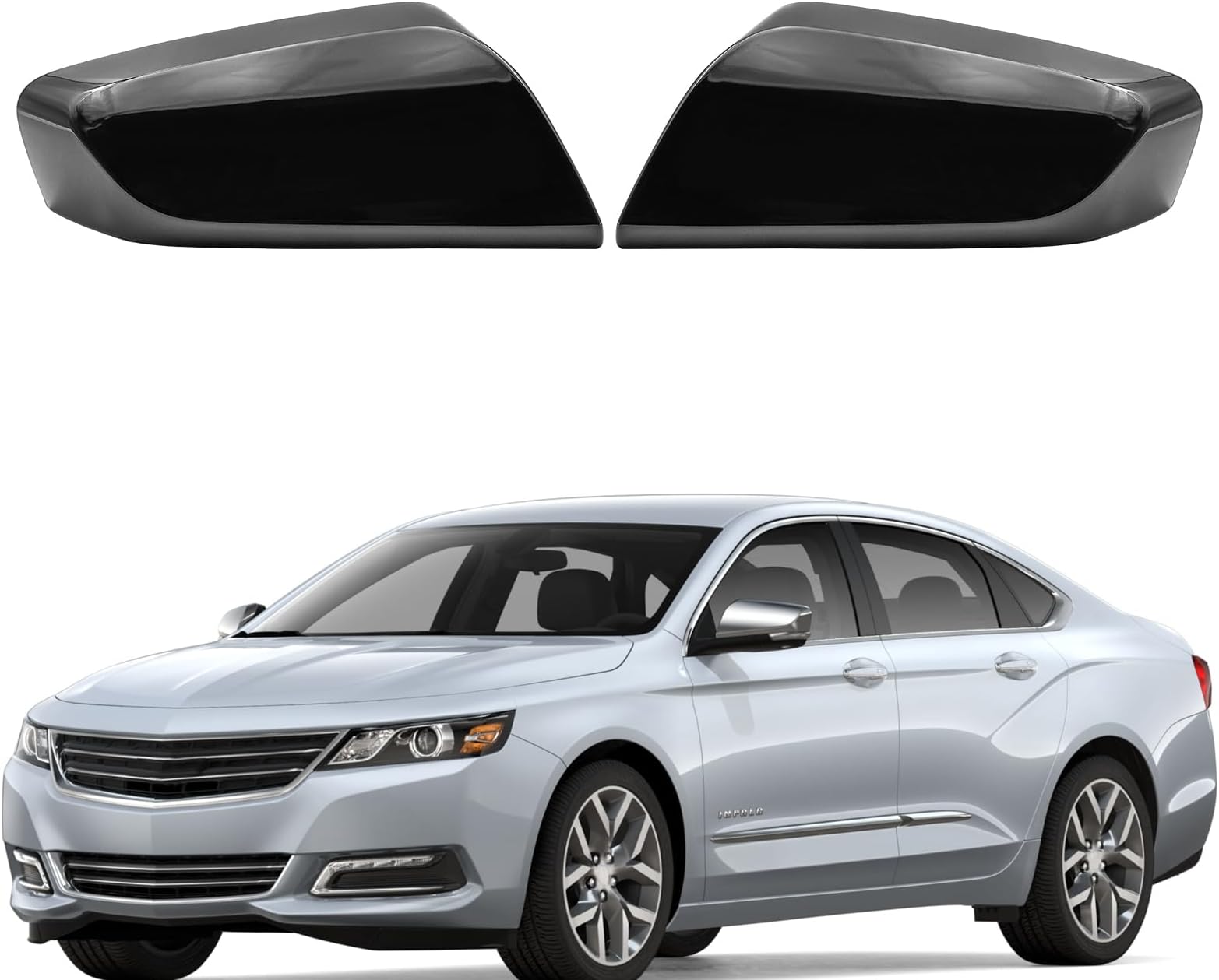 Amazon.com: KUAFU Mirror Covers Compatible with 2014-2020 Chevy Impala ...