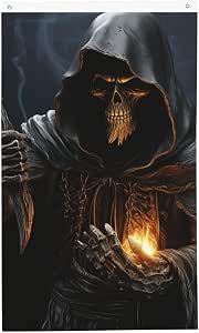 Amazon.com : Grim-Reaper Flag 3x5 Ft Indoor Outdoor Flags with Grommets ...