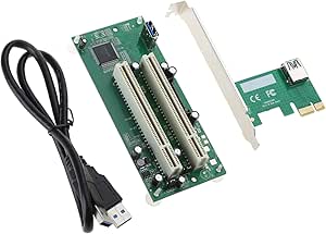 Amazon.com: Aurgiarme PCI-Express to PCI Extend Adapter Card USB3.0 Add On Cards Converter PCIE ...
