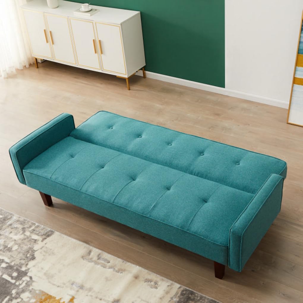 Amazon.com: i-POOK 73.5" Convertible Futon Sofa Bed, Linen 3-Seater ...