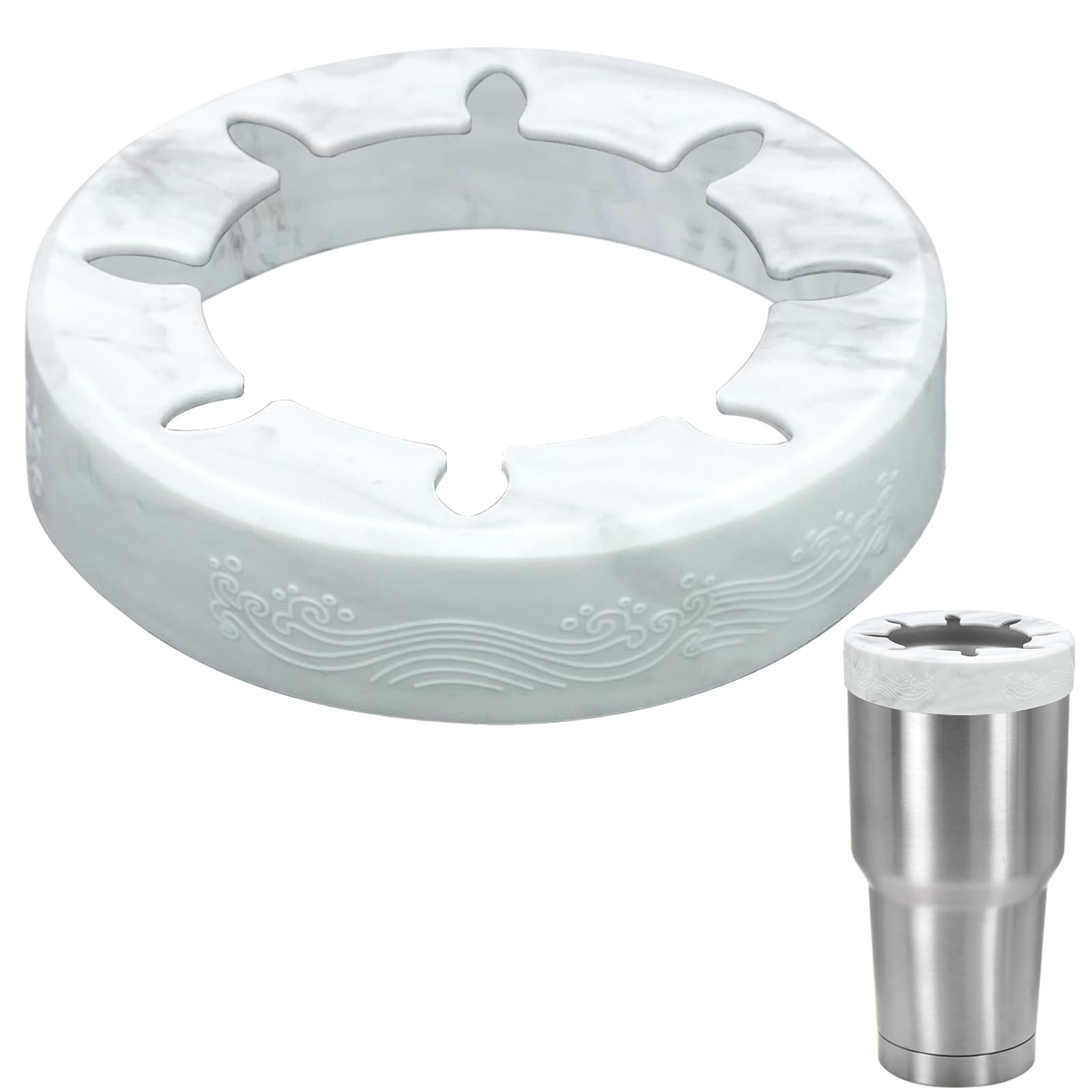 Amazon.com | XccMe Iced Coffee Silicone Ring for Cold Beverages ...