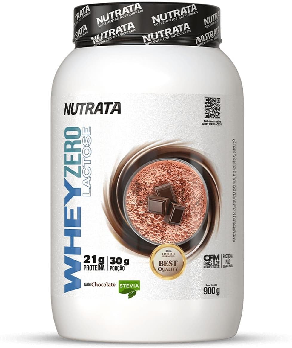 Whey Zero Lactose Sabor Chocolate 900g | Amazon.com.br