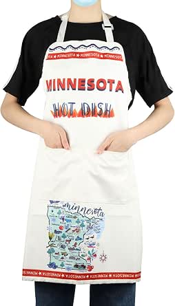 Amazon.com: CMNIM Minnesota Apron Minnesota Souvenirs and Gifts ...